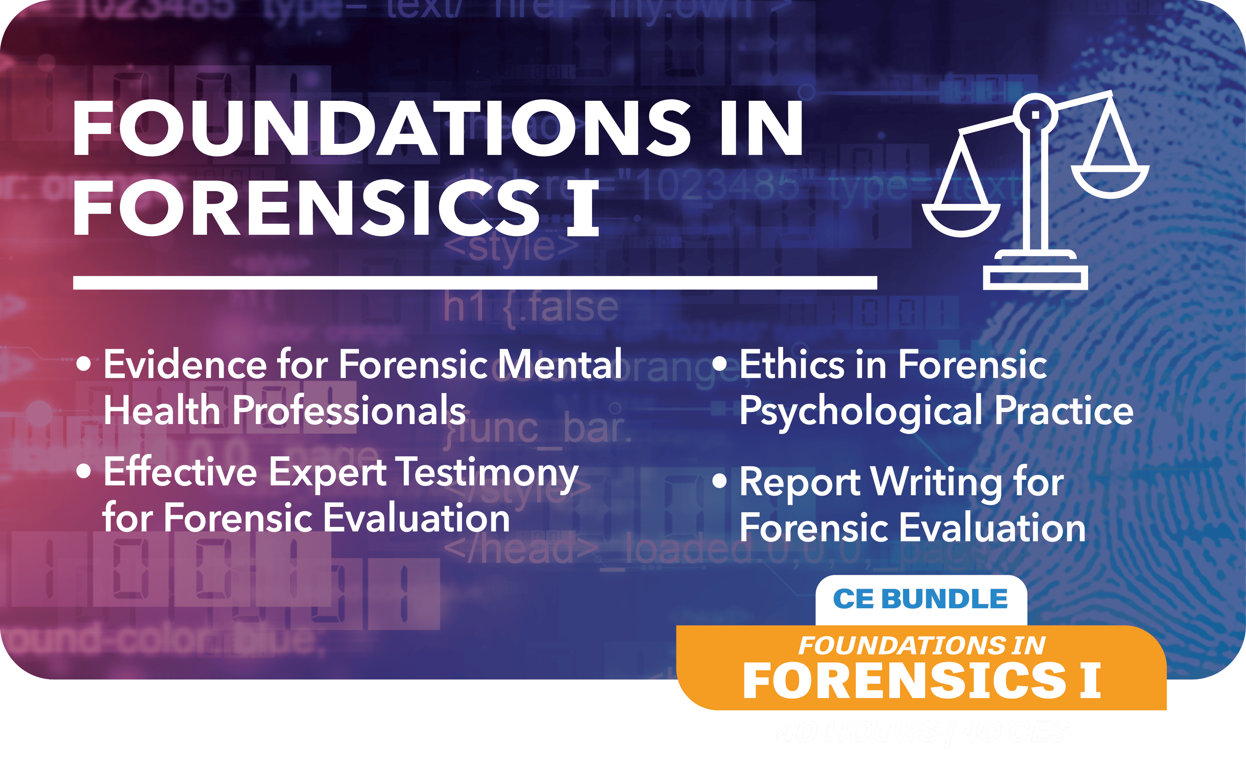 Foundations in Forensics I - Bundle